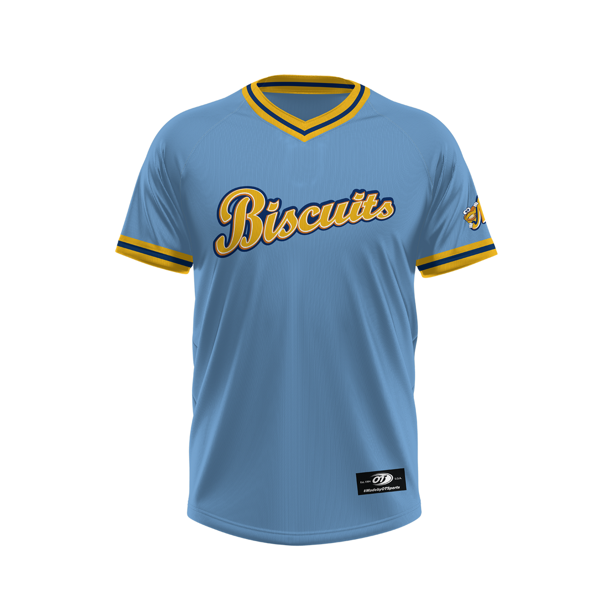 Authentic Powder Blue Biscuits Jersey – Montgomery Biscuits